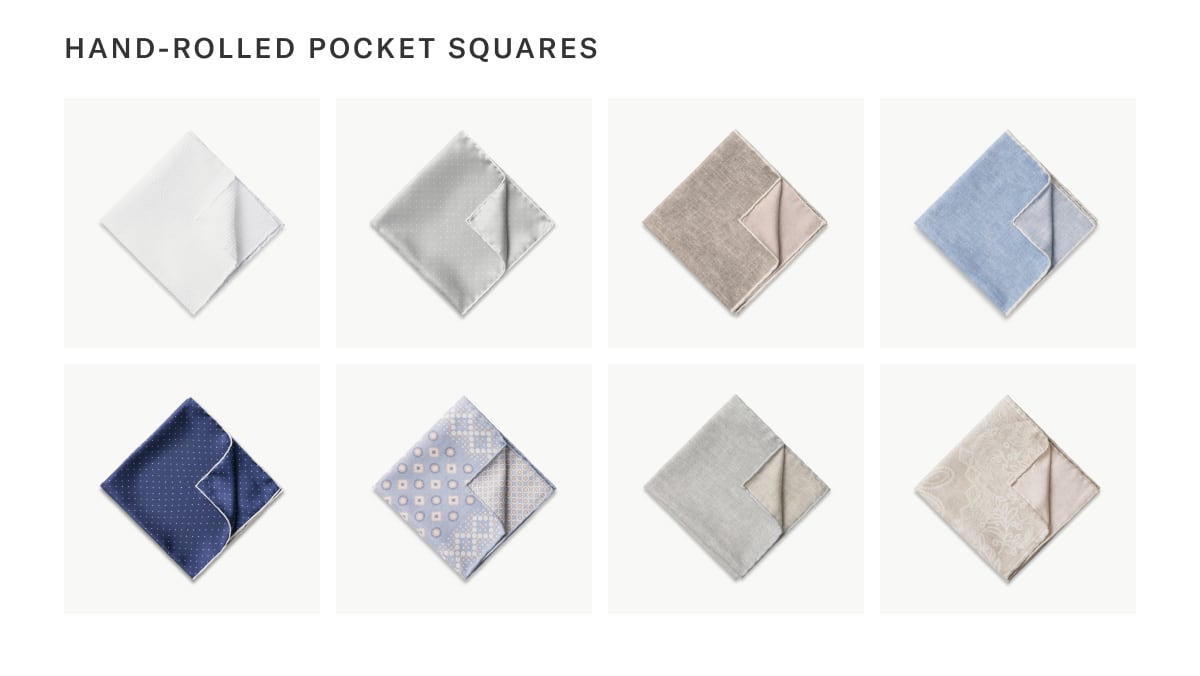 Hand-Rolled Pocket Squares